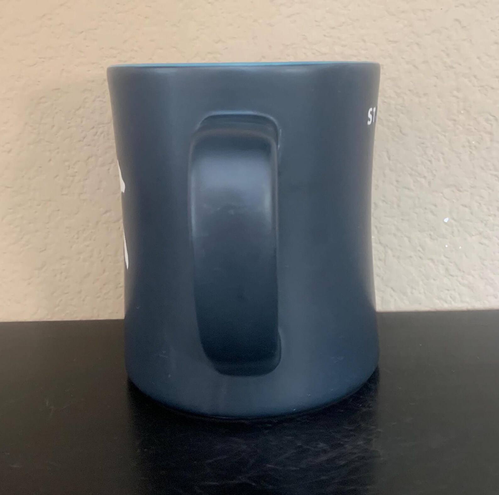 STARBUCKS Embossed BEAR Gray White MATTE Finish Coffee Mug / Tea Cup 18 ...
