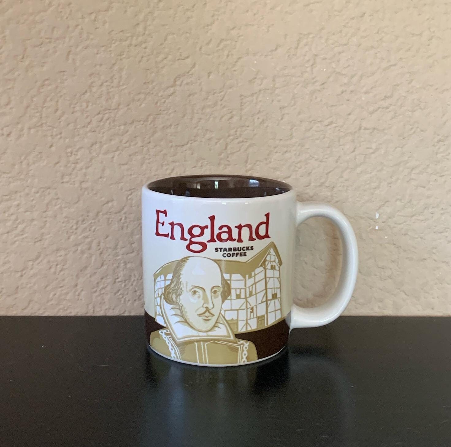 STARBUCKS MINIATURE Collector Series ENGLAND Espresso Coffee Mug 3 Oz ...