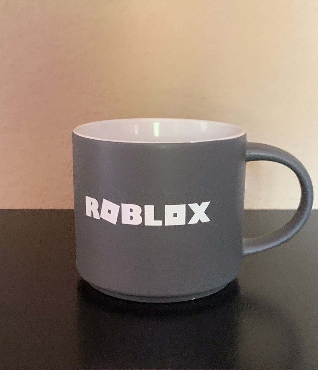 ROBLOX Grey Ceramic Company Mug With Matte Finish - Preowned - Etsy
