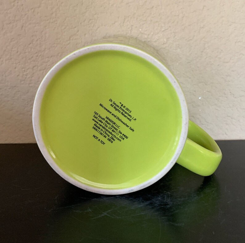 DR. SEUSS Merry Grinchmas the GRINCH Jumbo Coffee Mug / Tea Cup 18 Oz ...