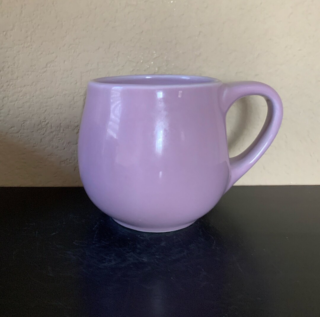 STARBUCKS Purple Lavender Unique Handle Shaped Matte Finish Coffee Mug ...