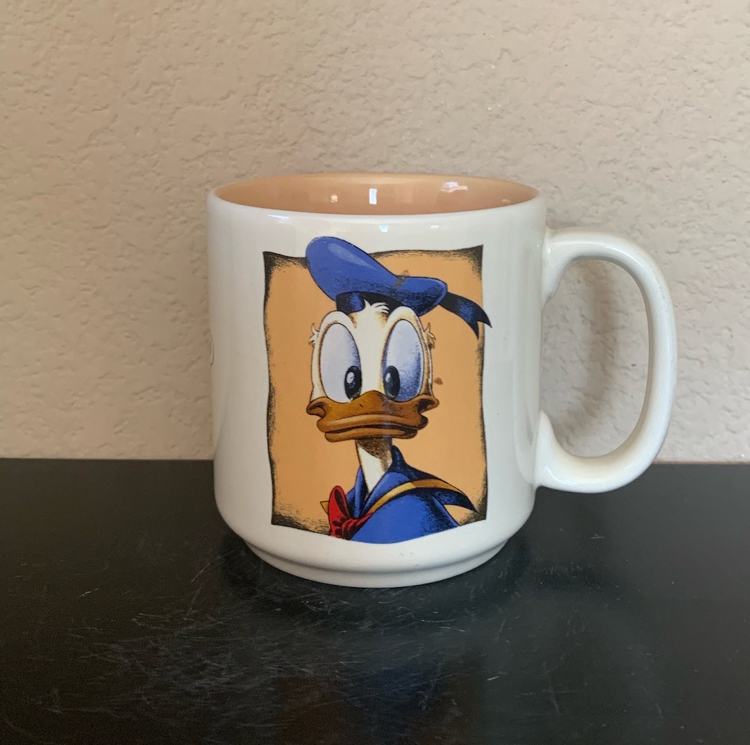 DISNEY DONALD Coffee Mug / Tea Cup 12 Oz. Preowned - Etsy