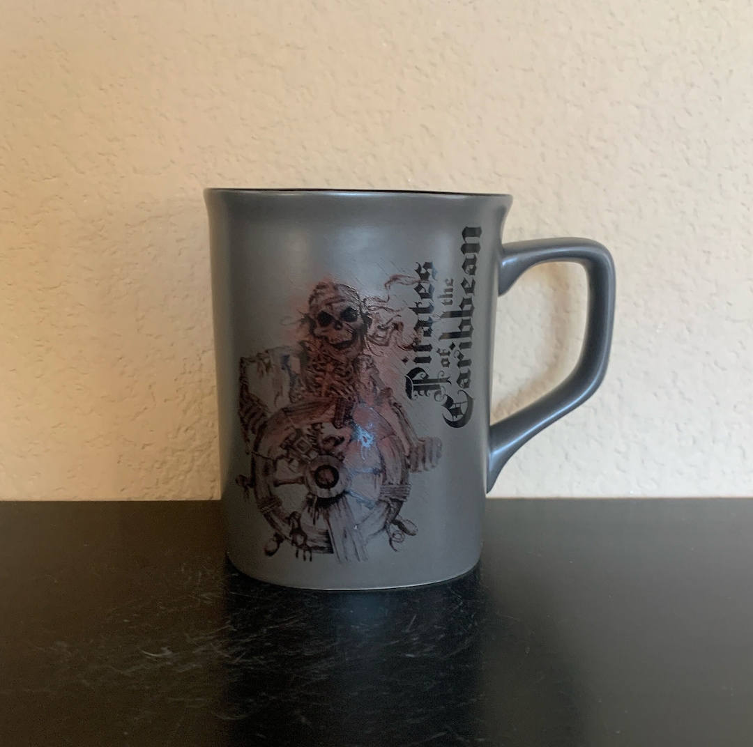 DISNEY PARKS Authentic Pirates of the Caribean Coffee Mug / Tea Cup 14 ...