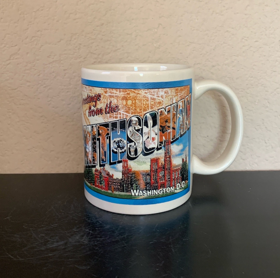 GREETINGS From the SMITHSONIAN MUSEUM Washington D.C. Souvenir Coffee ...