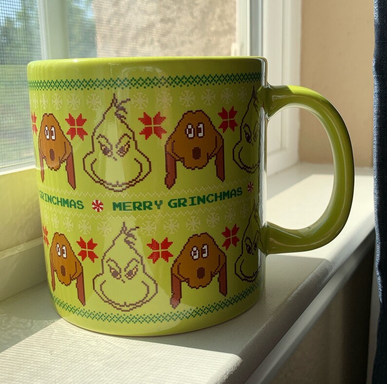DR. SEUSS Merry Grinchmas the GRINCH Jumbo Coffee Mug / Tea Cup 18 Oz ...