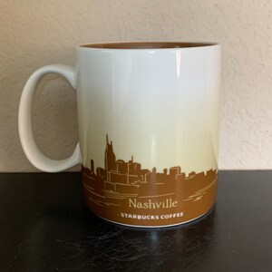 STARBUCKS "global Icon" Collection Series NASHVILLE Coffee Mug / Tea ...