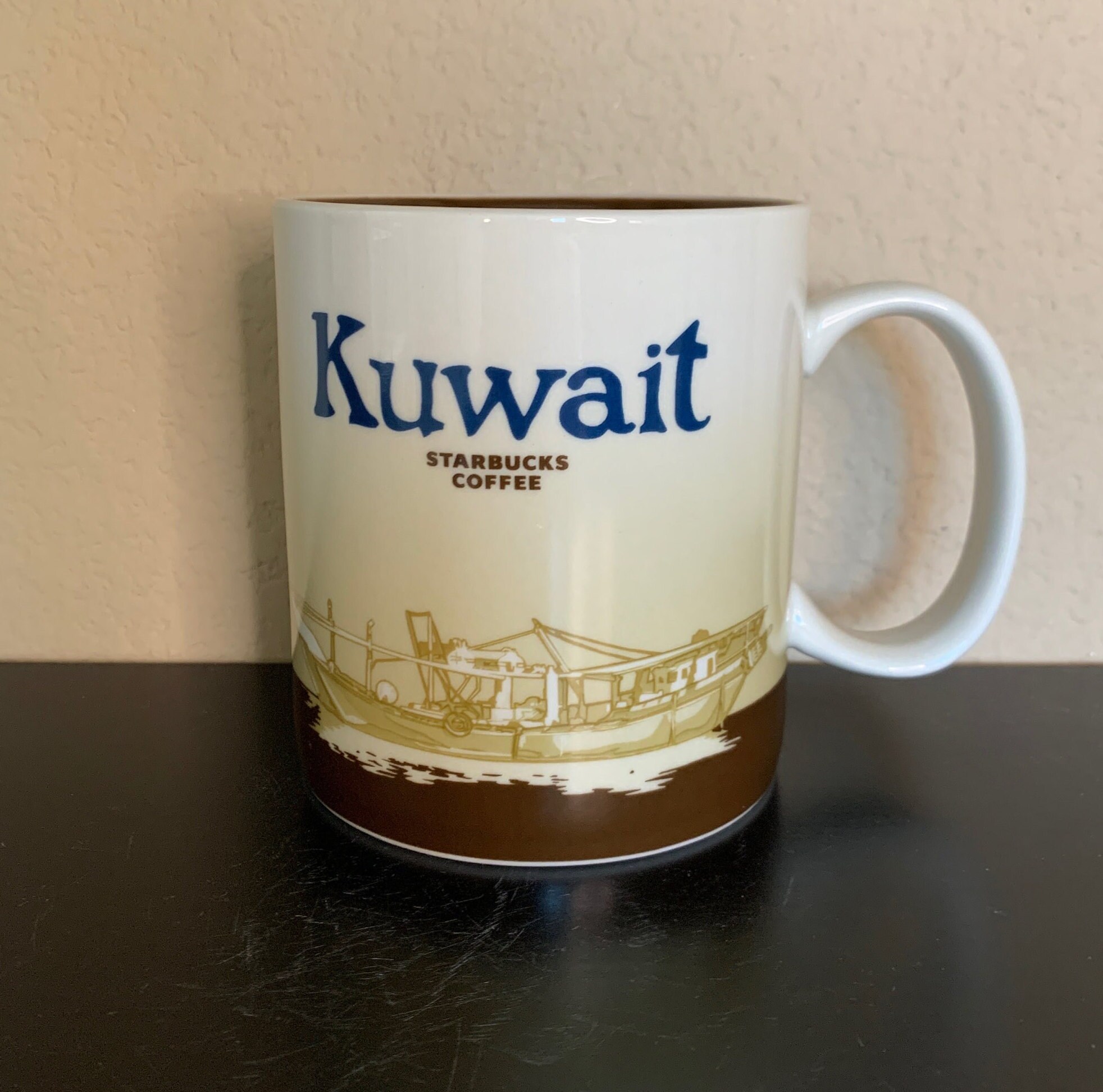 STARBUCKS global Icon Collection Series KUWAIT Coffee Mug / Tea Cup 16 ...