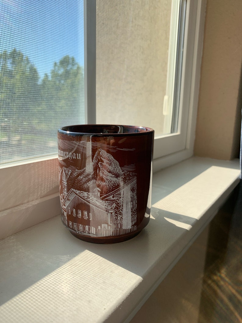 GERMAN OBERAMMERGAU Mug 10 Oz. -preowned - Etsy