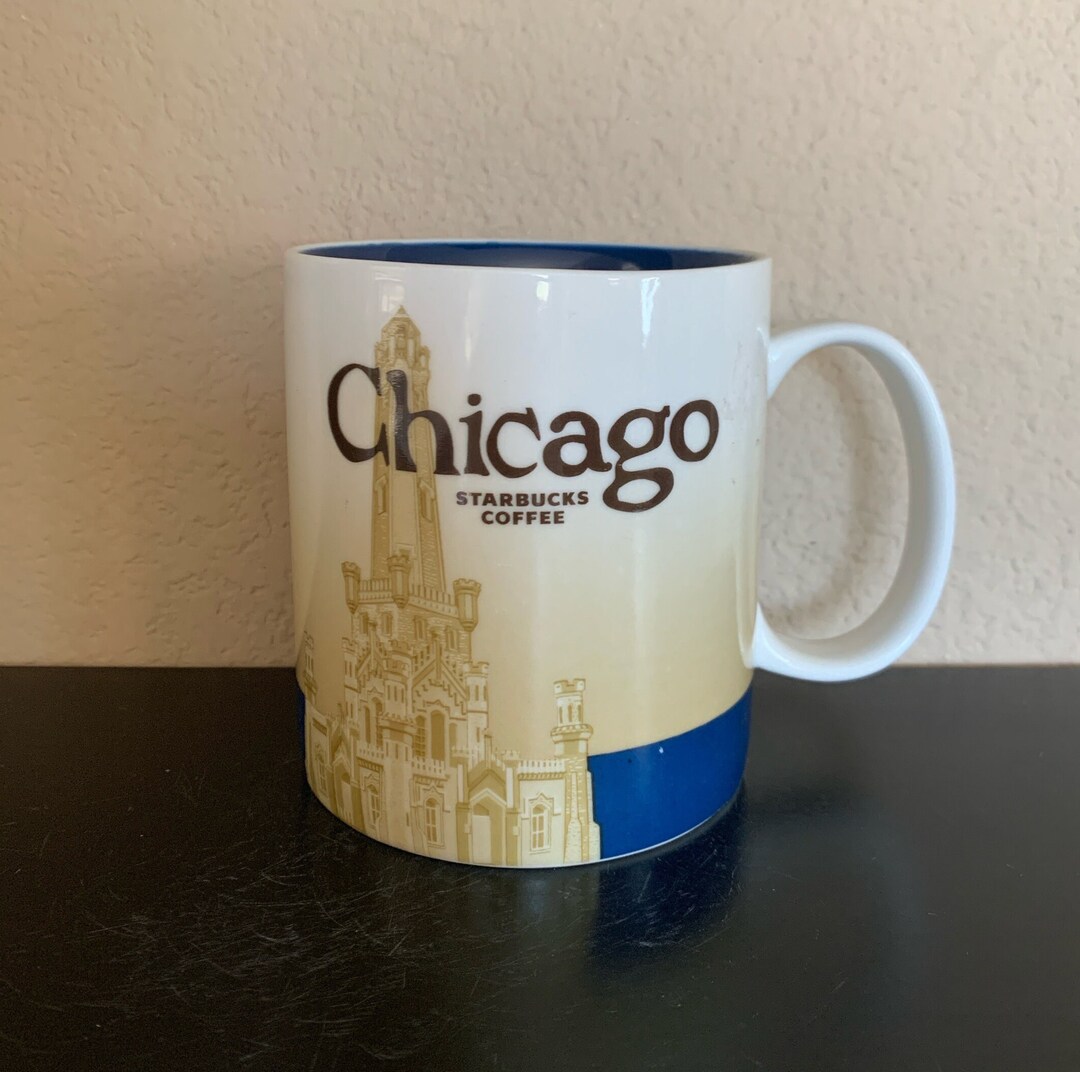 STARBUCKS "global Icon" Collection Series CHICAGO Coffee Mug / Tea Cup ...