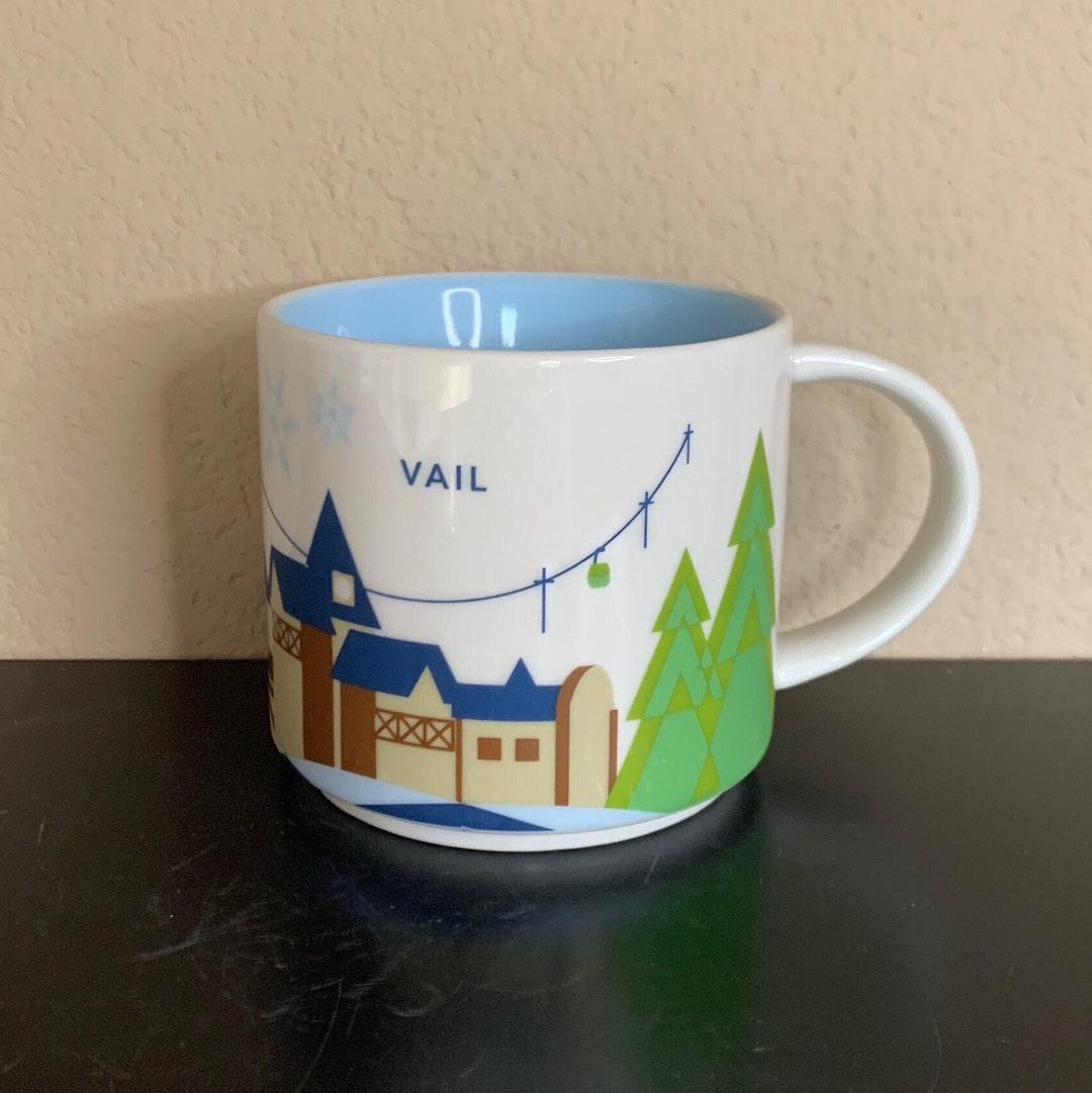 STARBUCKS Discontinued "you Are Here" Collectible VAIL Coffee Mug 14 0z ...