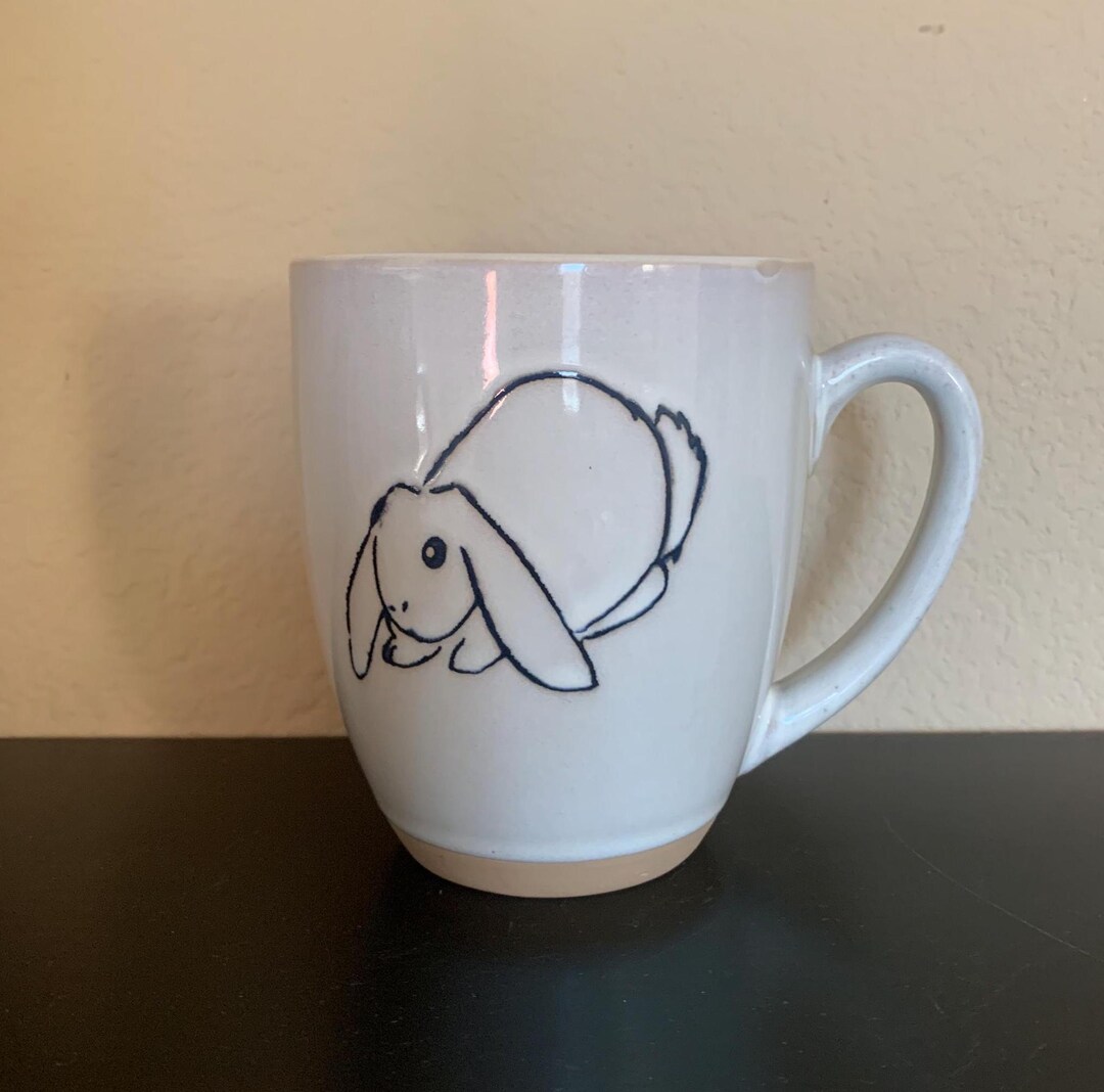 SPECTRUM DESIGNZ Bunny Rabbit Etching Coffee Mug / Tea Cup 12 Oz ...