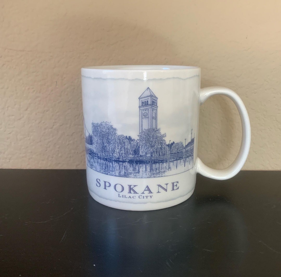 STARBUCKS ARCHITECTURAL SERIES Spokane Lilac City Ceramic Coffee Mug ...