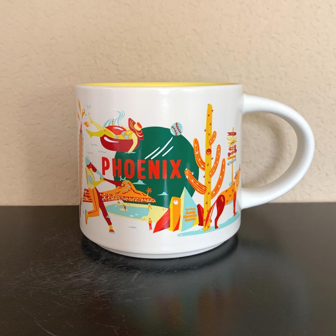STARBUCKS DISCOVERY Series PHOENIX Collectible Coffee Mug / Tea Cup 14 ...