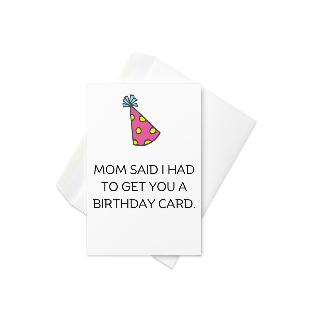 Brother Sister Birthday Card Funny Birthday Card Sister Etsy Brother Sister Birthday Card Funny Birthday Card Sister Etsy