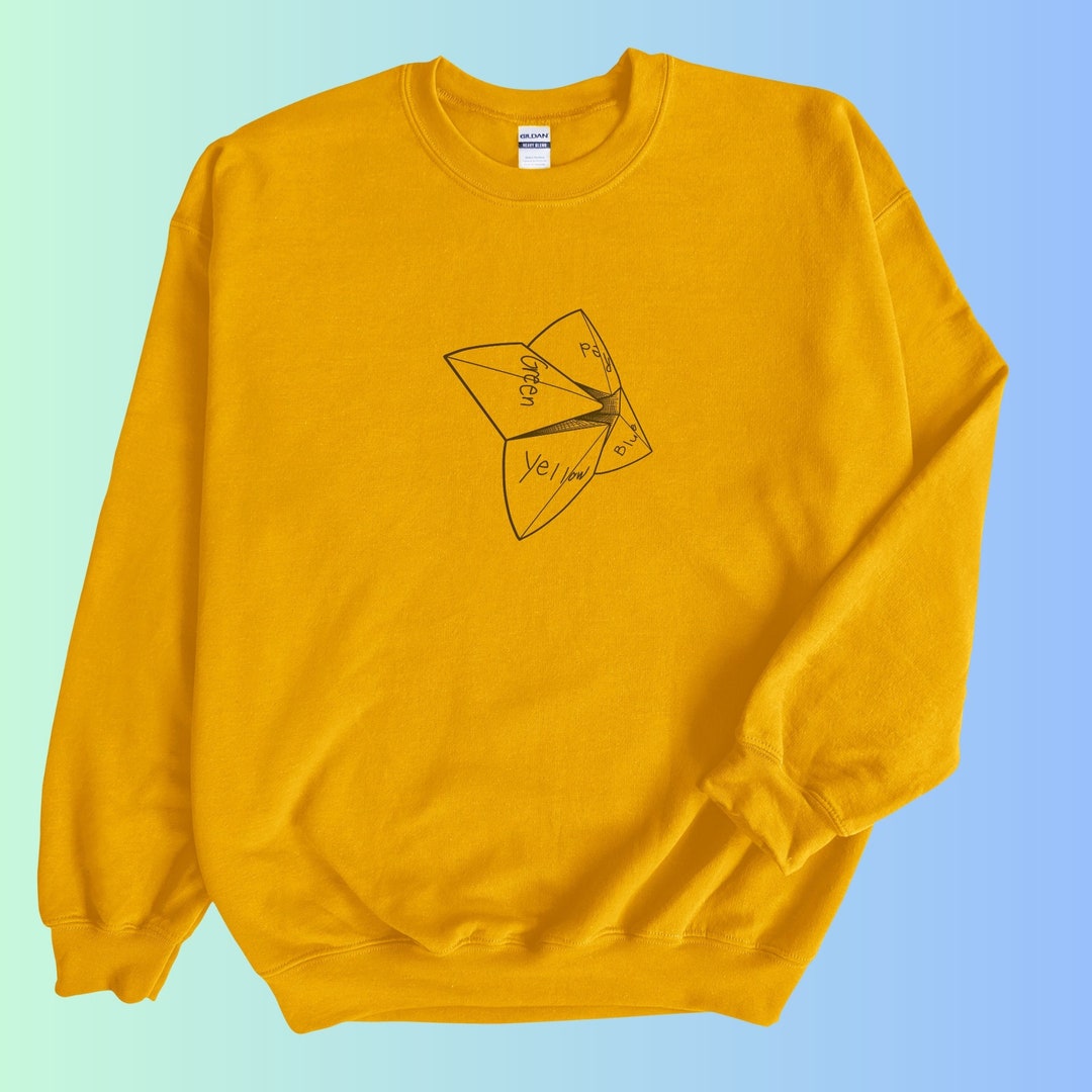 Cootie Catcher Sweater Origami Fortune Teller Sweatshirt Paper Folding ...