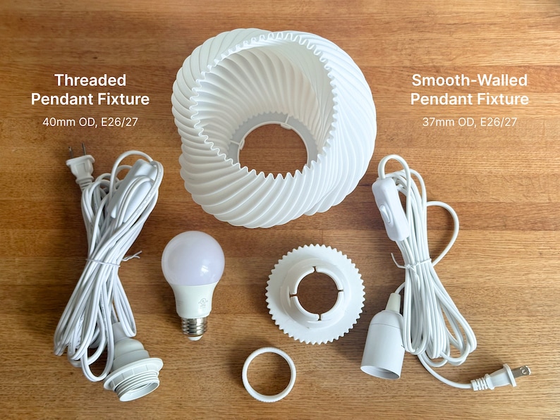 FLOURISH LAMP | STL 3MF 3D Printing Files, Small Wavy Table Lamp ...