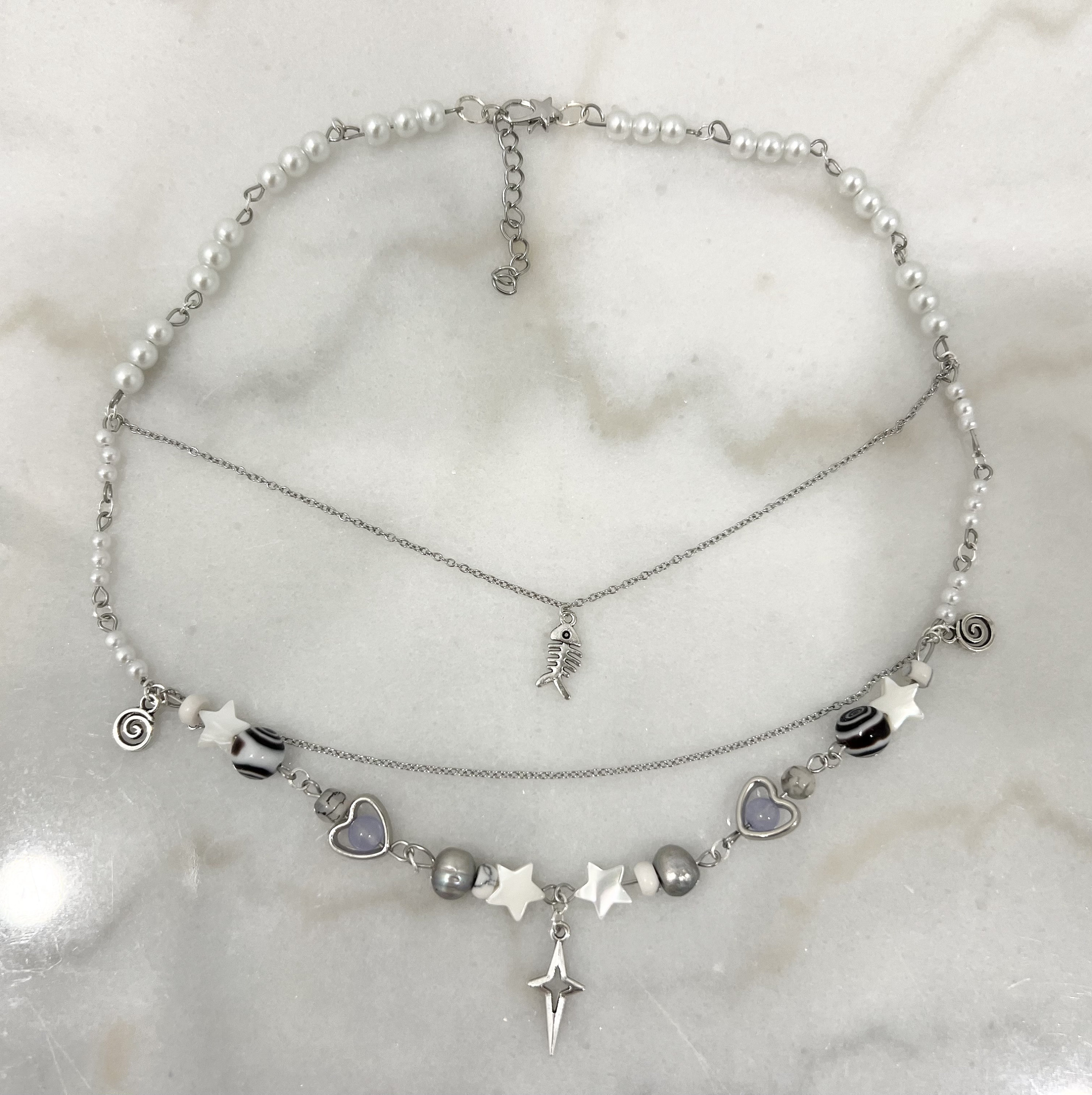 Gorgeous Y2k Acubi Style Star Grunge Silver Jewelry Star Swirl - Etsy