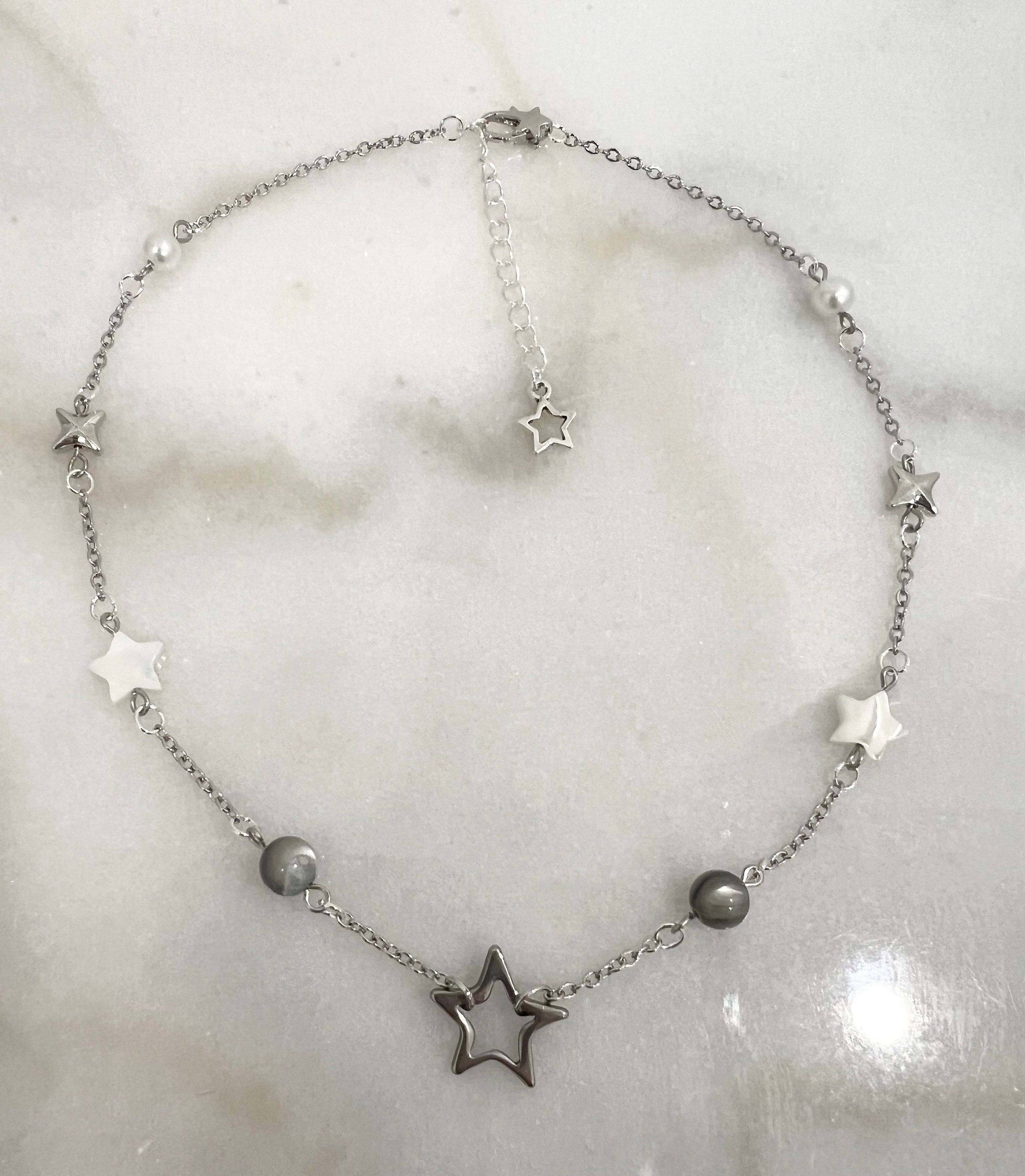 Gorgeous Y2k Grunge Star Cyber Cybercore Fairy 2000s Handmade Beaded ...