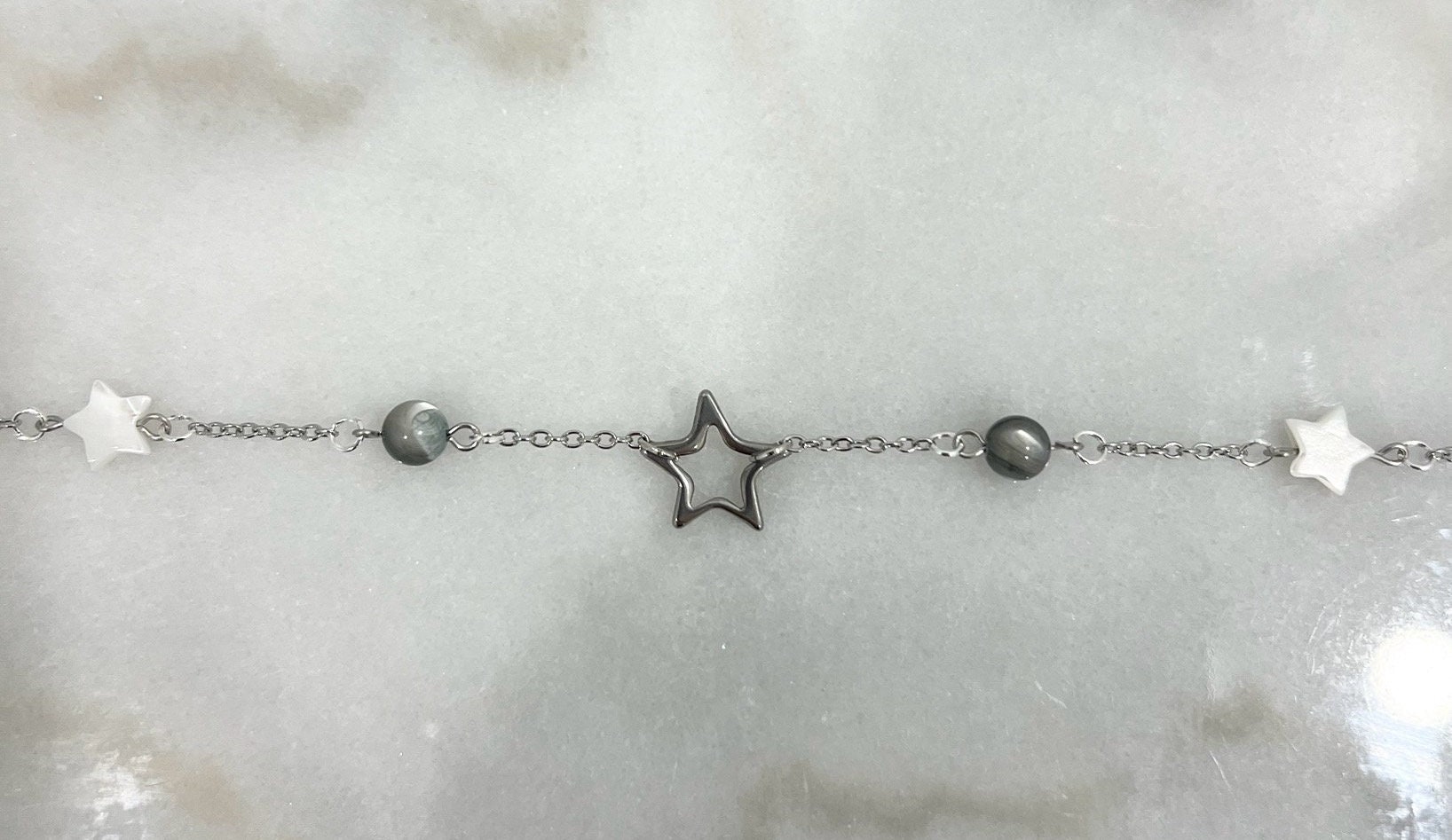 Gorgeous Y2k Grunge Star Cyber Cybercore Fairy 2000s Handmade Beaded ...