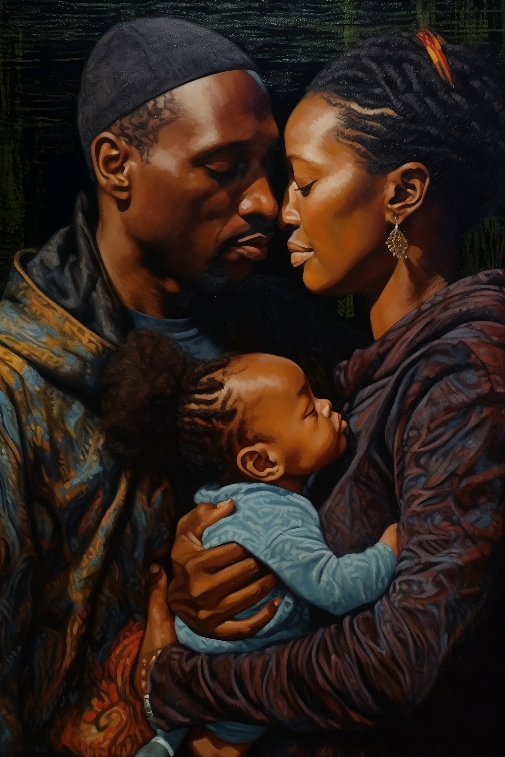 African Family Paintings