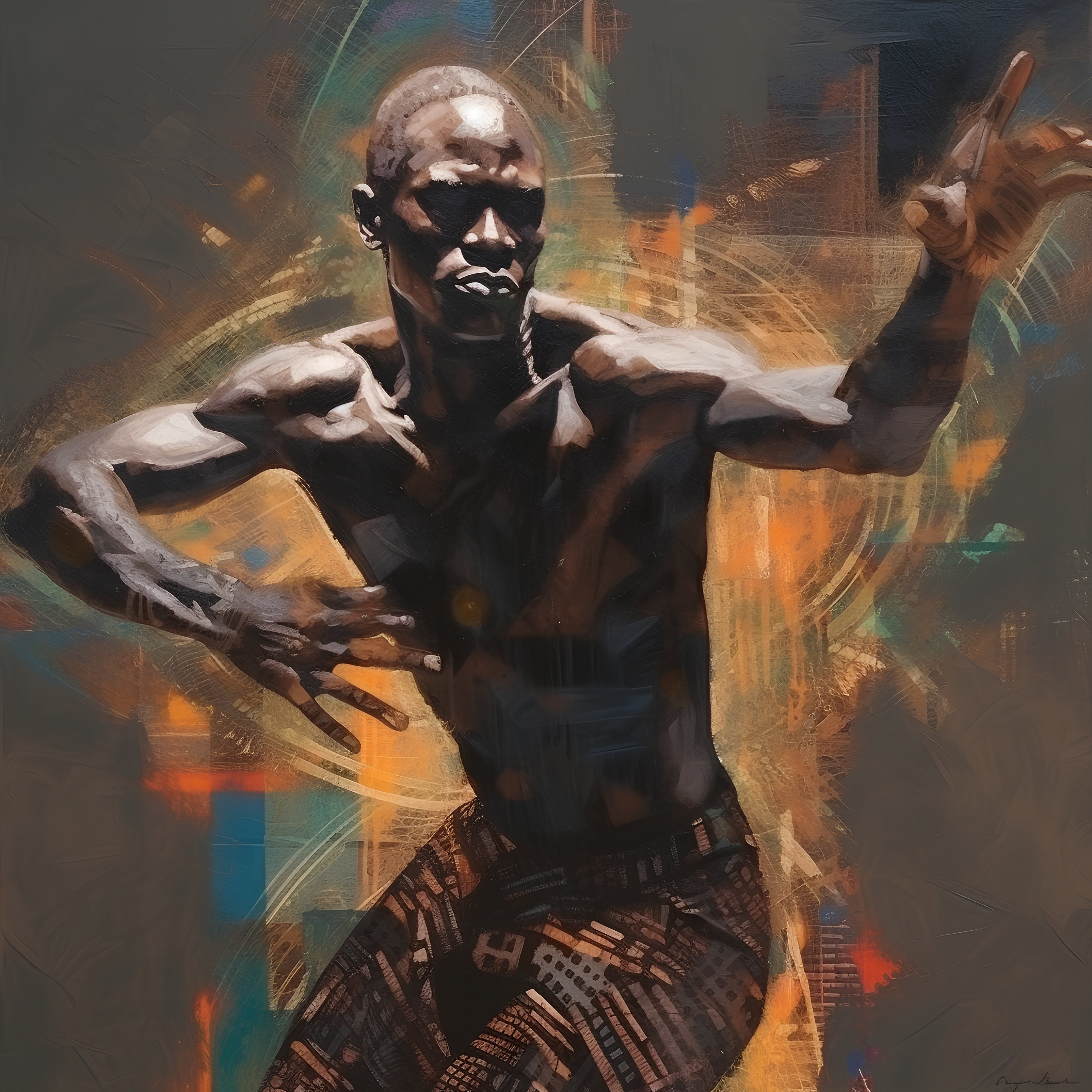 Freedom Within Unframed Black Art Print Black Love Art Black Art Poster ...