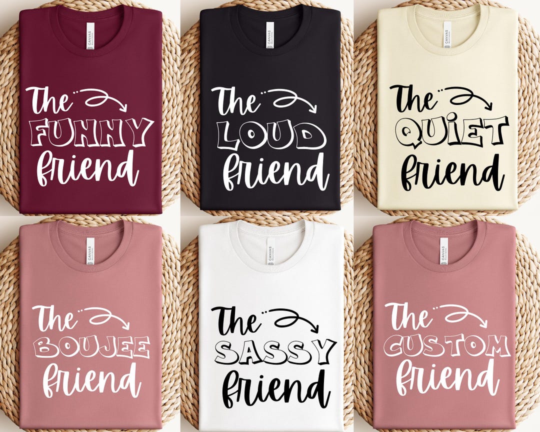 Funny Friends Shirts, Friends Matching Shirt, Custom Friends Tee ...