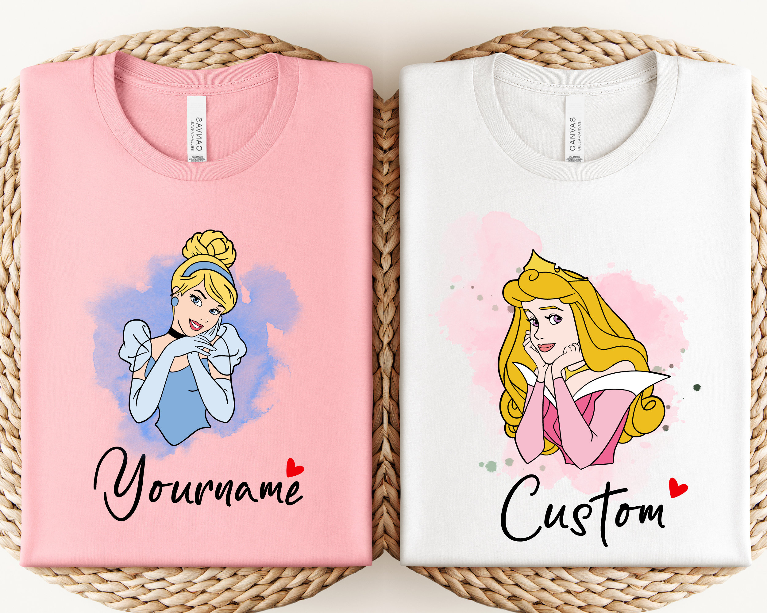 Personalized Disney Princesses Shirts, Princess Group Shirt, Custom Name Shirt, Disney Group ...