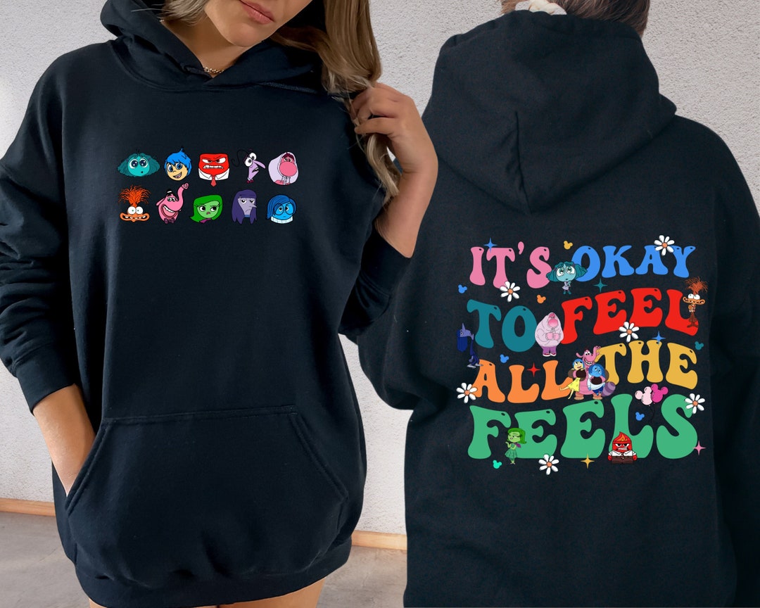 It's Okay to Feel All the Feels Sweatshirt, BCBA Hoodie, Inside Out ...