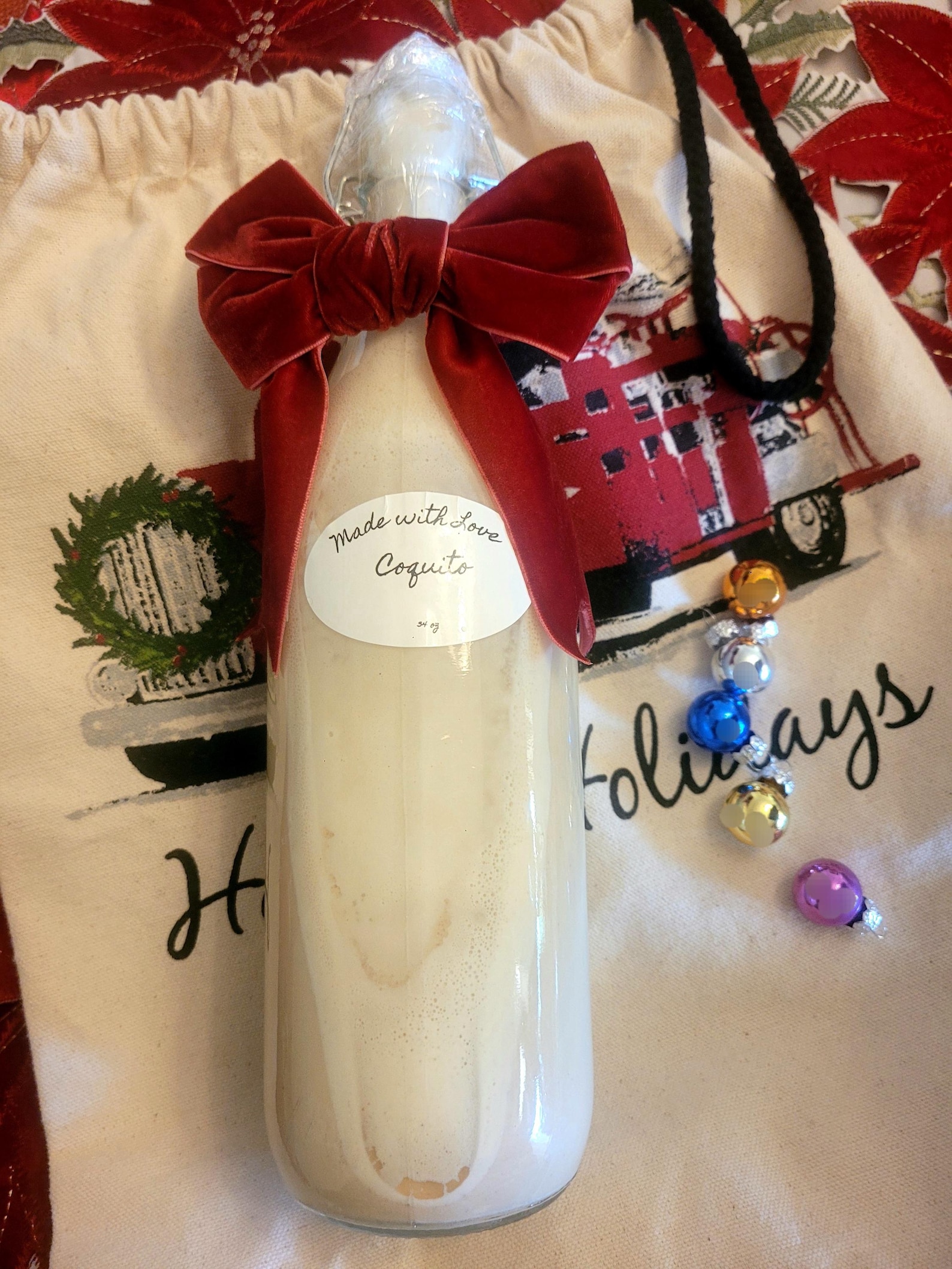 Homemade Virgin Coquito, Holiday Drink Known in Puerto Rico Creamy ...