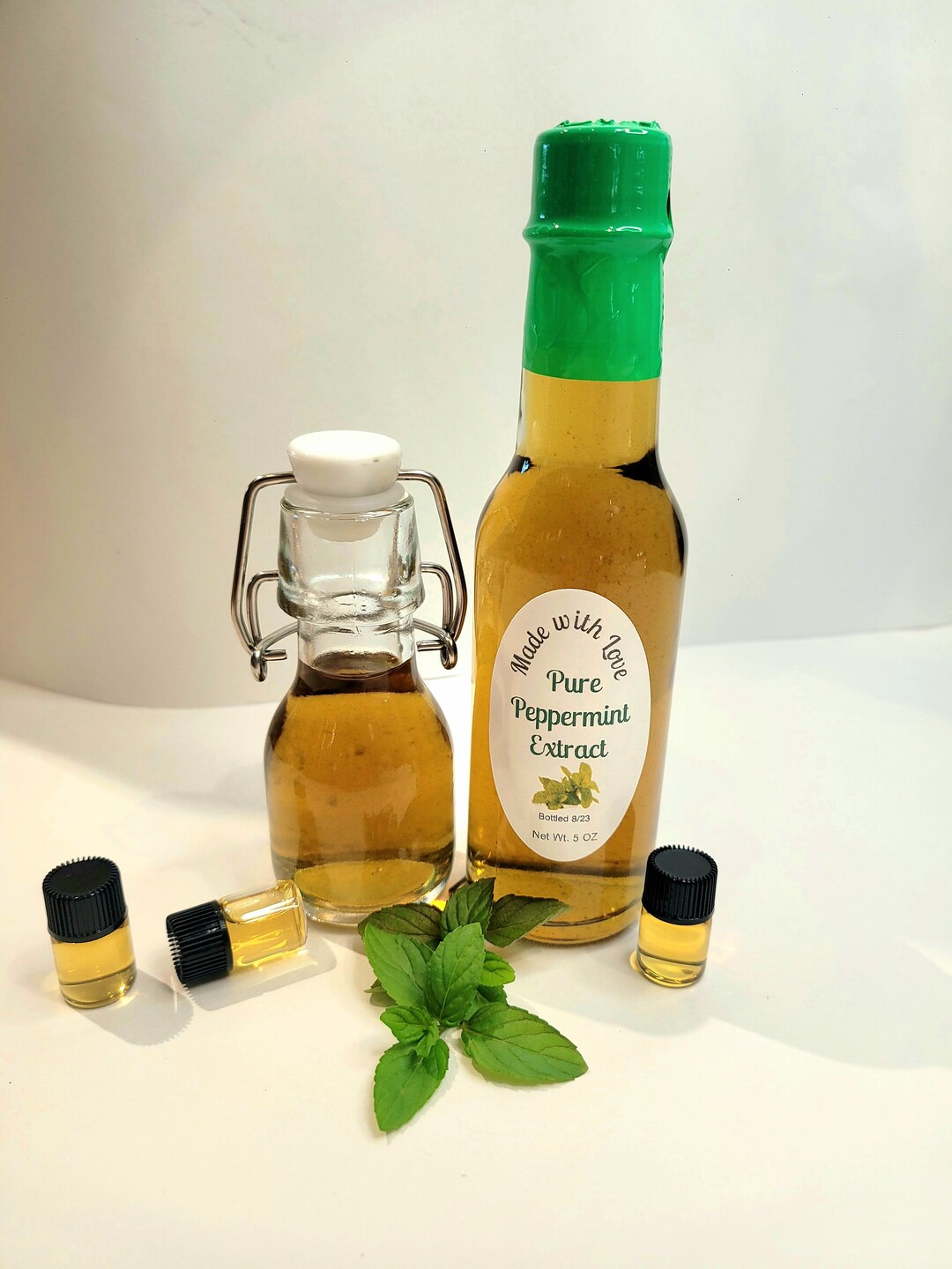 Pure Peppermint Extract Handmade Peppermint Gourmet Extracts for All ...