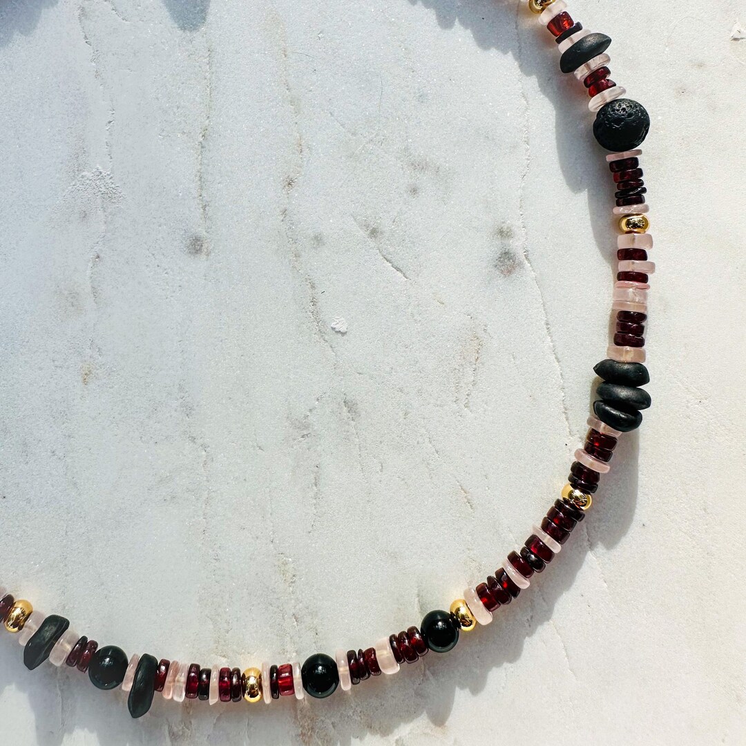 Cupid Unique Gemstone Necklace - Etsy