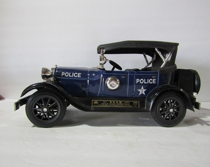 Jim Beam Blue 1929 Ford Model A Police Car Decanter - Etsy