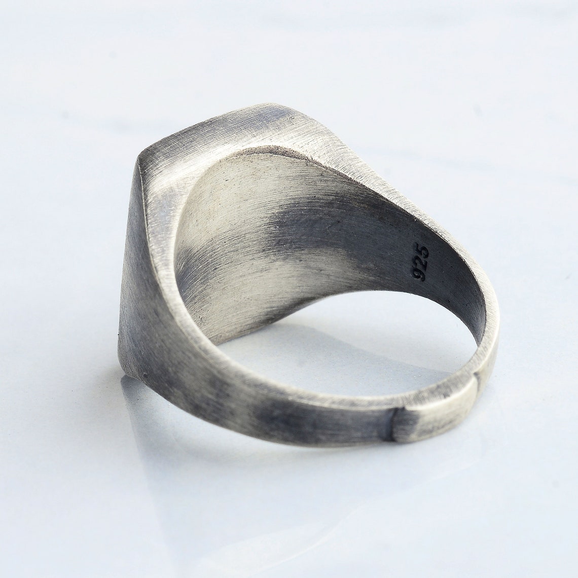 Sterling Silver Anchor Signet Ring: Mariner Sea Ring - Etsy