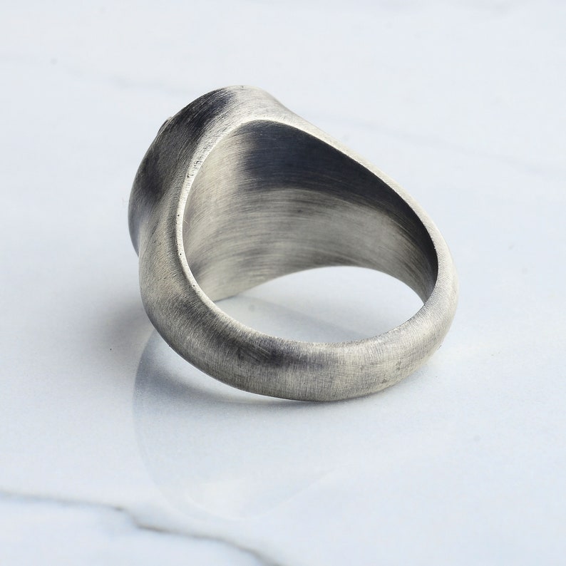 Wild Wolf 925k Silver Men Ring, Angry Wolf Head Ring, Wolf Charm ...