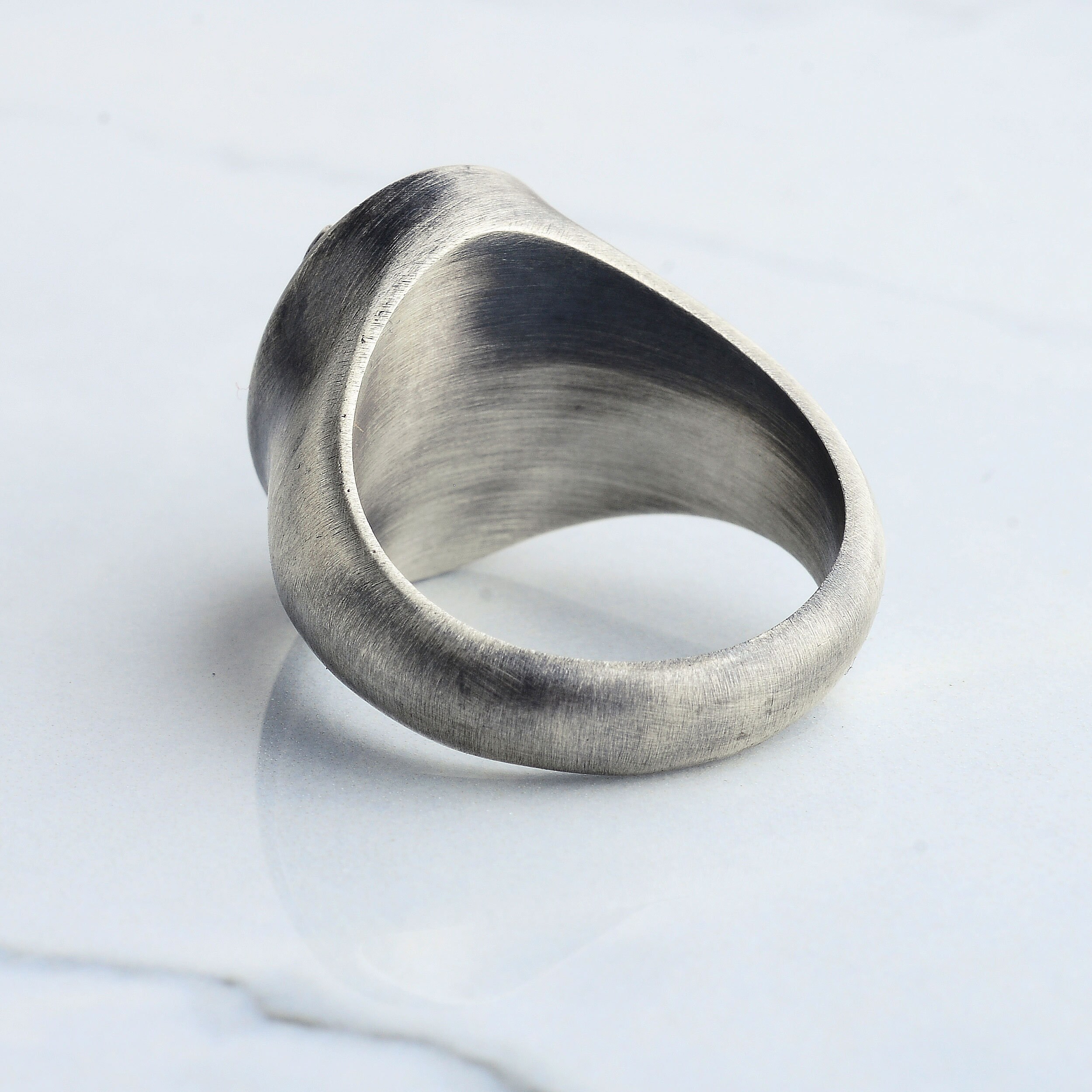 Wild Wolf 925k Silver Men Ring, Angry Wolf Head Ring, Wolf Charm ...