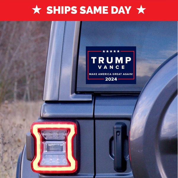 Trump Vance 2024 Decals - Etsy