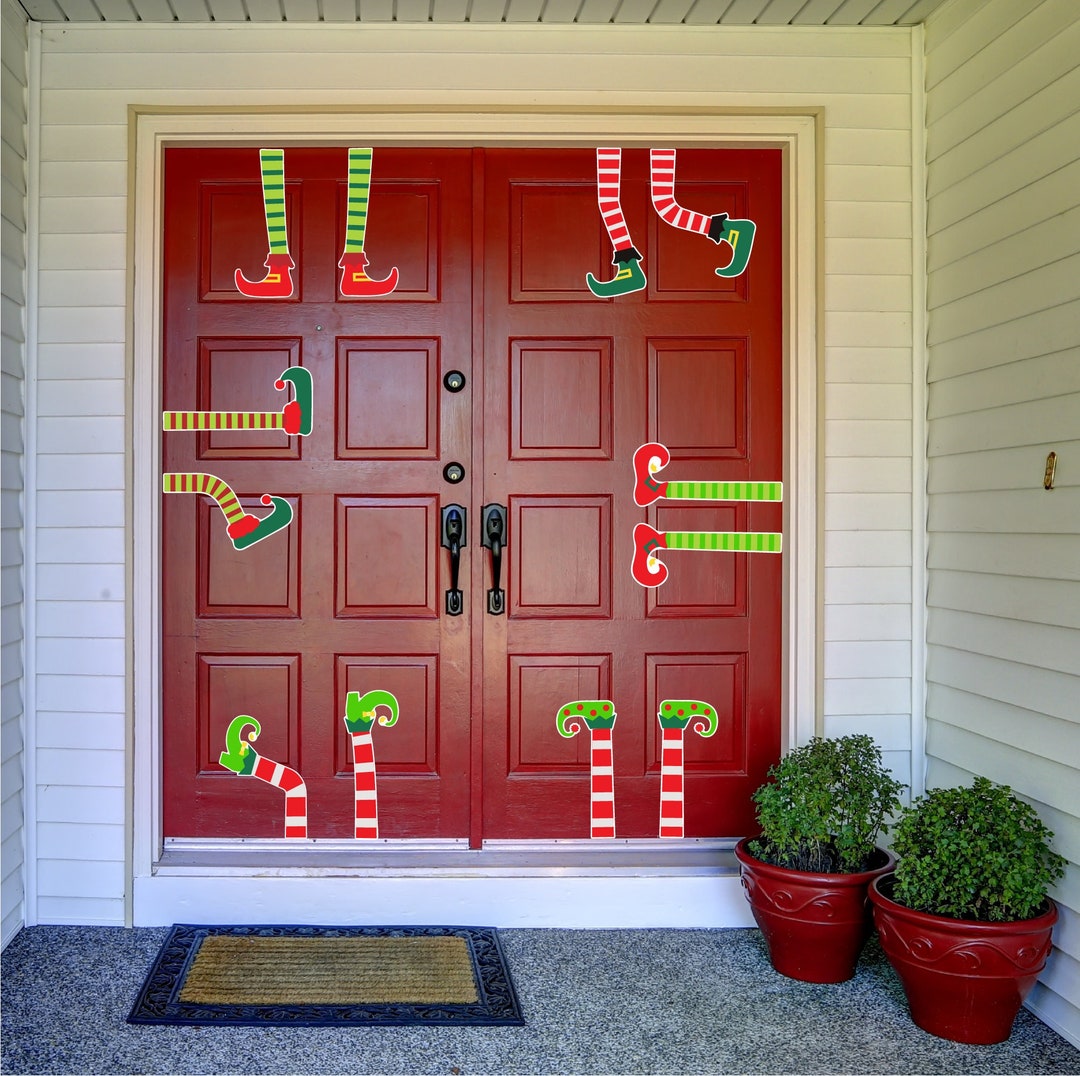 12 Piece Elf Feet Magnets Christmas Decorations - Etsy