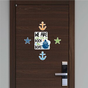5 Piece Rock the Boat Magnets | Cruise Ship Decorative Magnets - Etsy