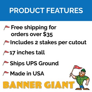 17" Customizable Letter Lawn Letters With Stakes | Sans Bold Font - Etsy