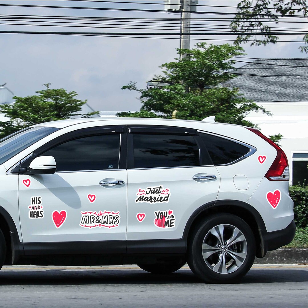 Mr. and Mrs. Mini Magnets - Etsy