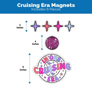 6 Piece Cruising Era Magnets | Ships Same Day | Cruise Ship Decorative ...