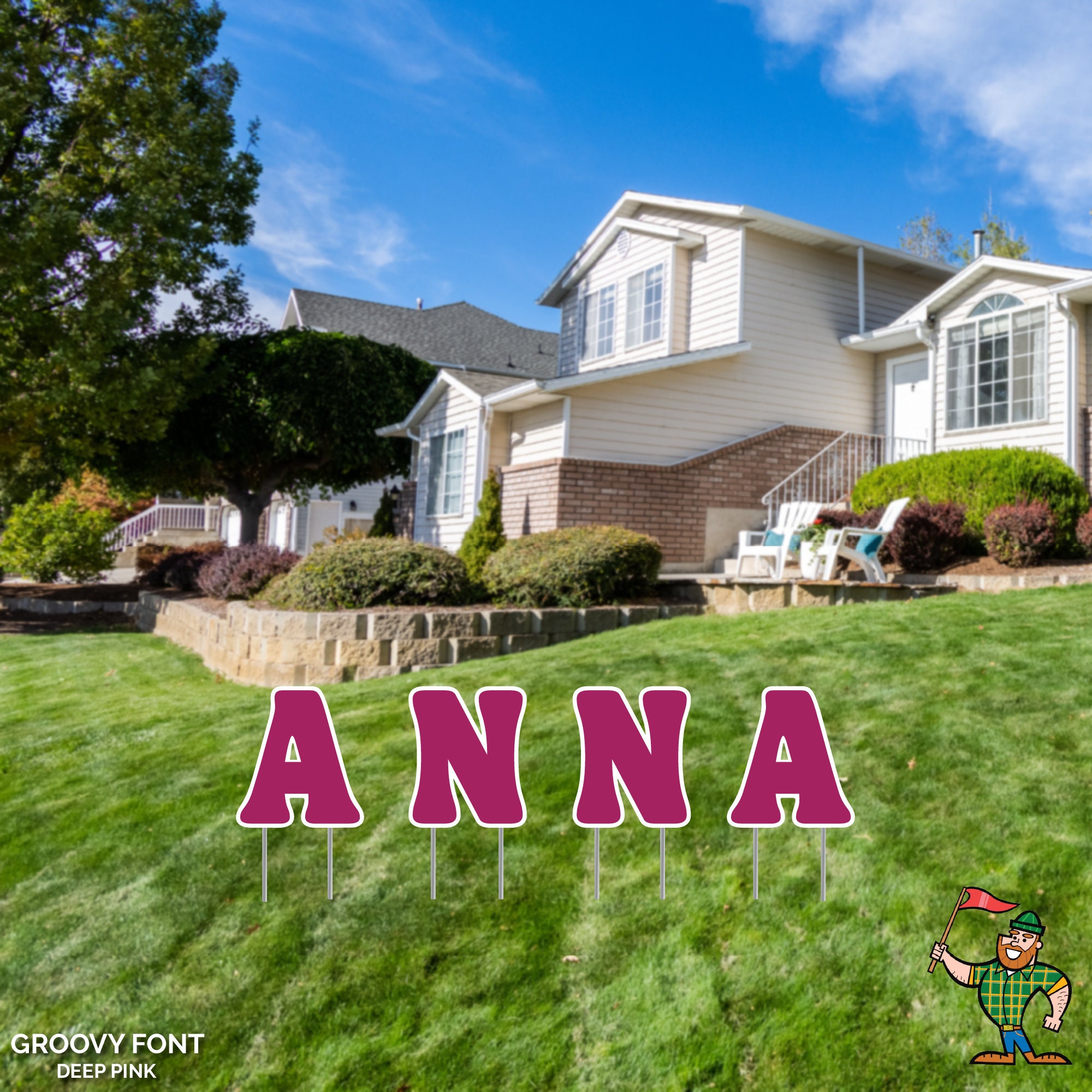 17 Custom Letter Yard Sign Cutouts for Party Event Yard - Etsy