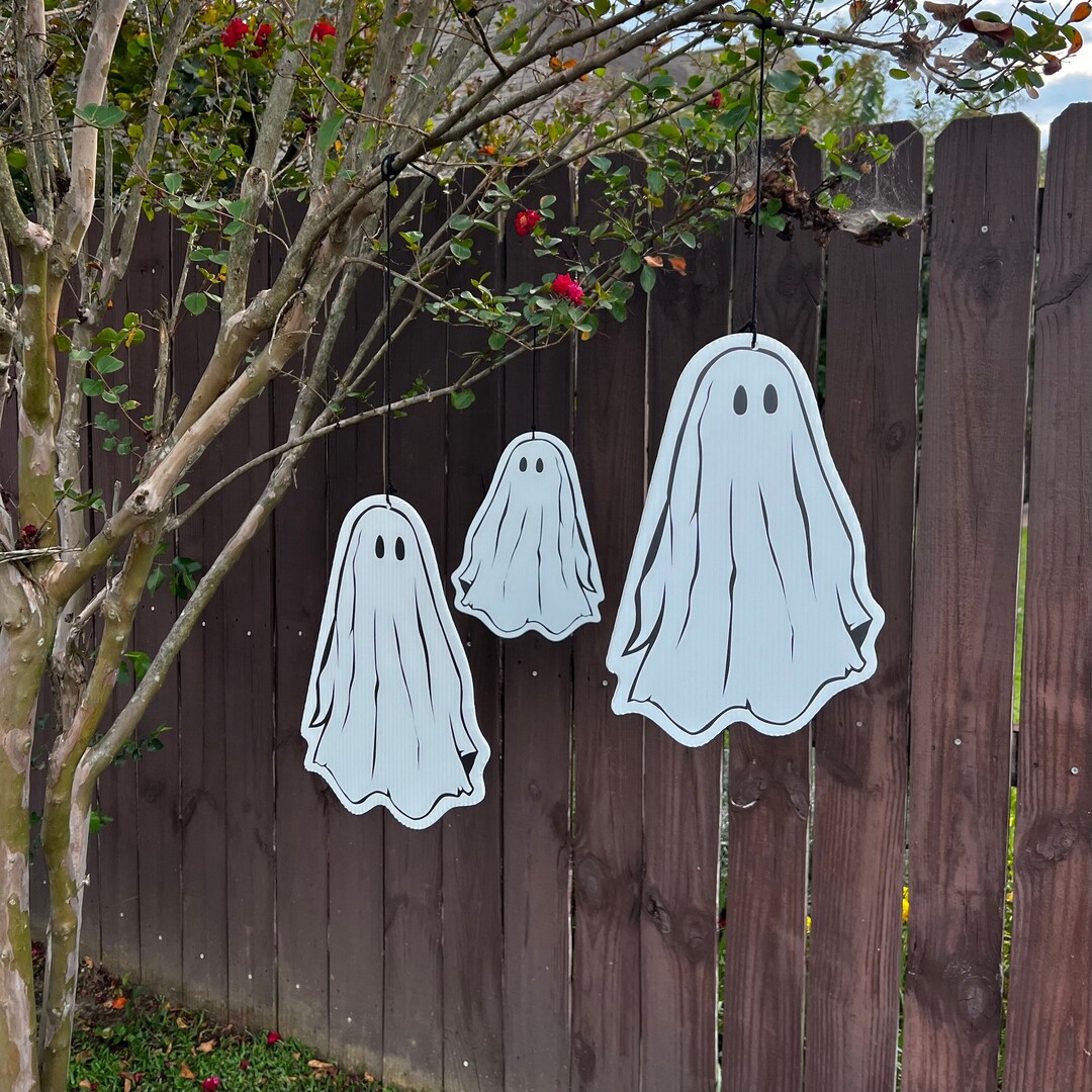 Hanging Ghosts | Hanging Decorations | Halloween | Double-sided Cutouts ...