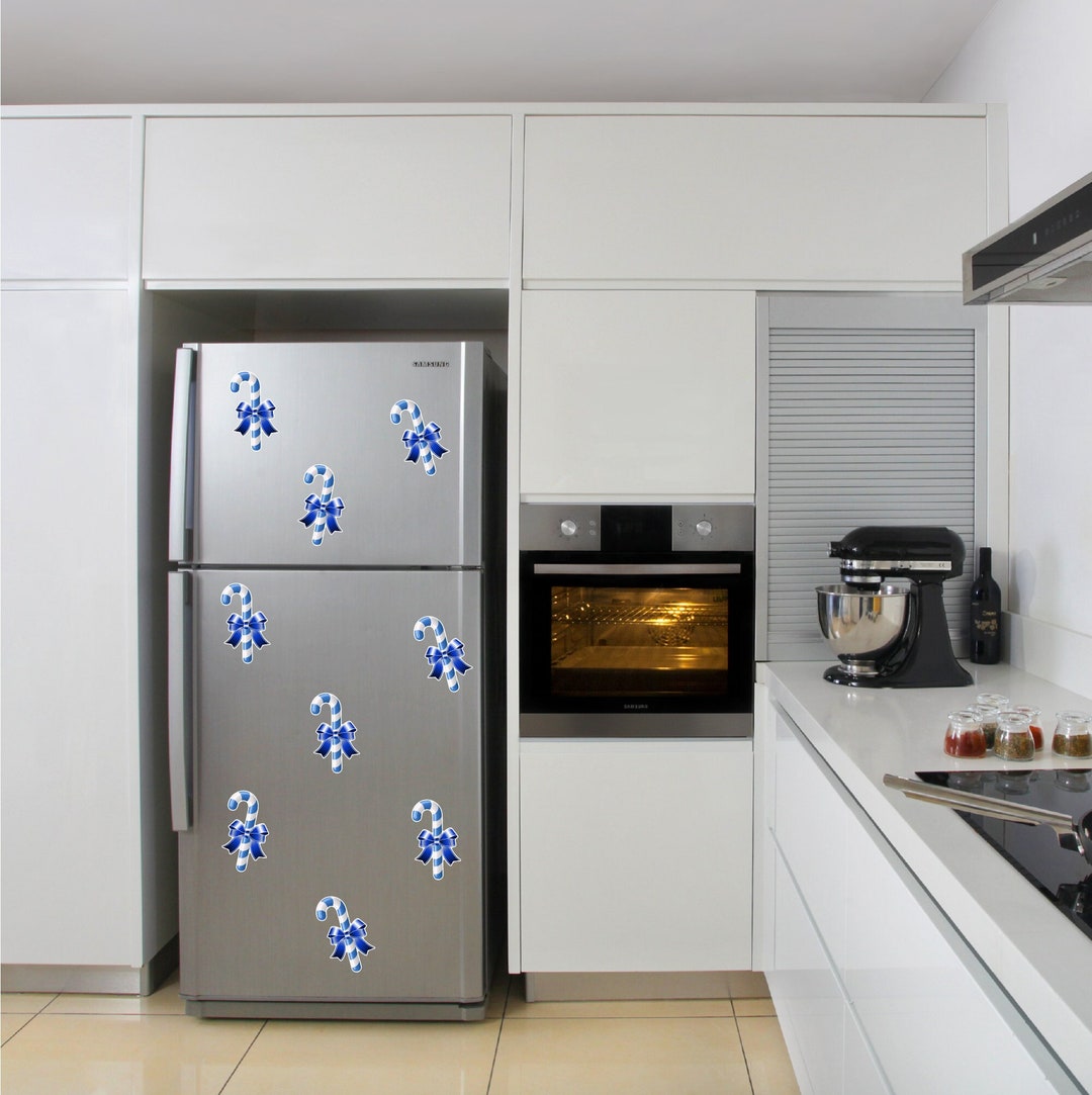 Blue Candy Canes Magnets Christmas Decorations 12 Pieces - Etsy