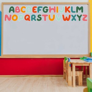 Quirky Alphabet Magnets | Classroom Decor | 26 Pieces - Etsy