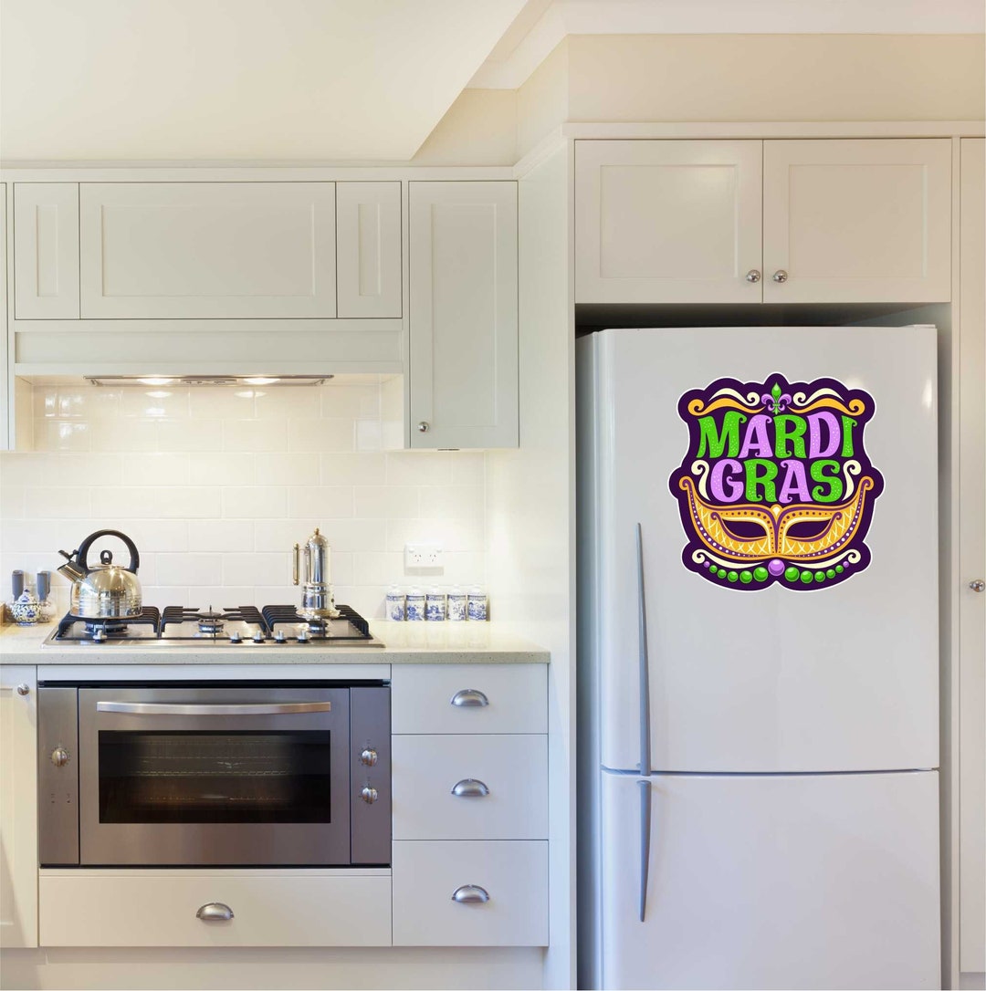 Mardi Gras Magnet Sign Mardi Gras Decorations Mardi Gras Magnets - Etsy