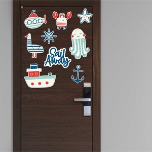 9 Piece Sail Away Cruise Magnets Cruise Ship Decorative Magnets - Etsy