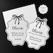 Printed Bridesmaid Proposal Card | Bridal Party Personalized Name and ...
