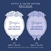 Printed Something Blue Proposal Card | Bridal Party Personalized Name ...