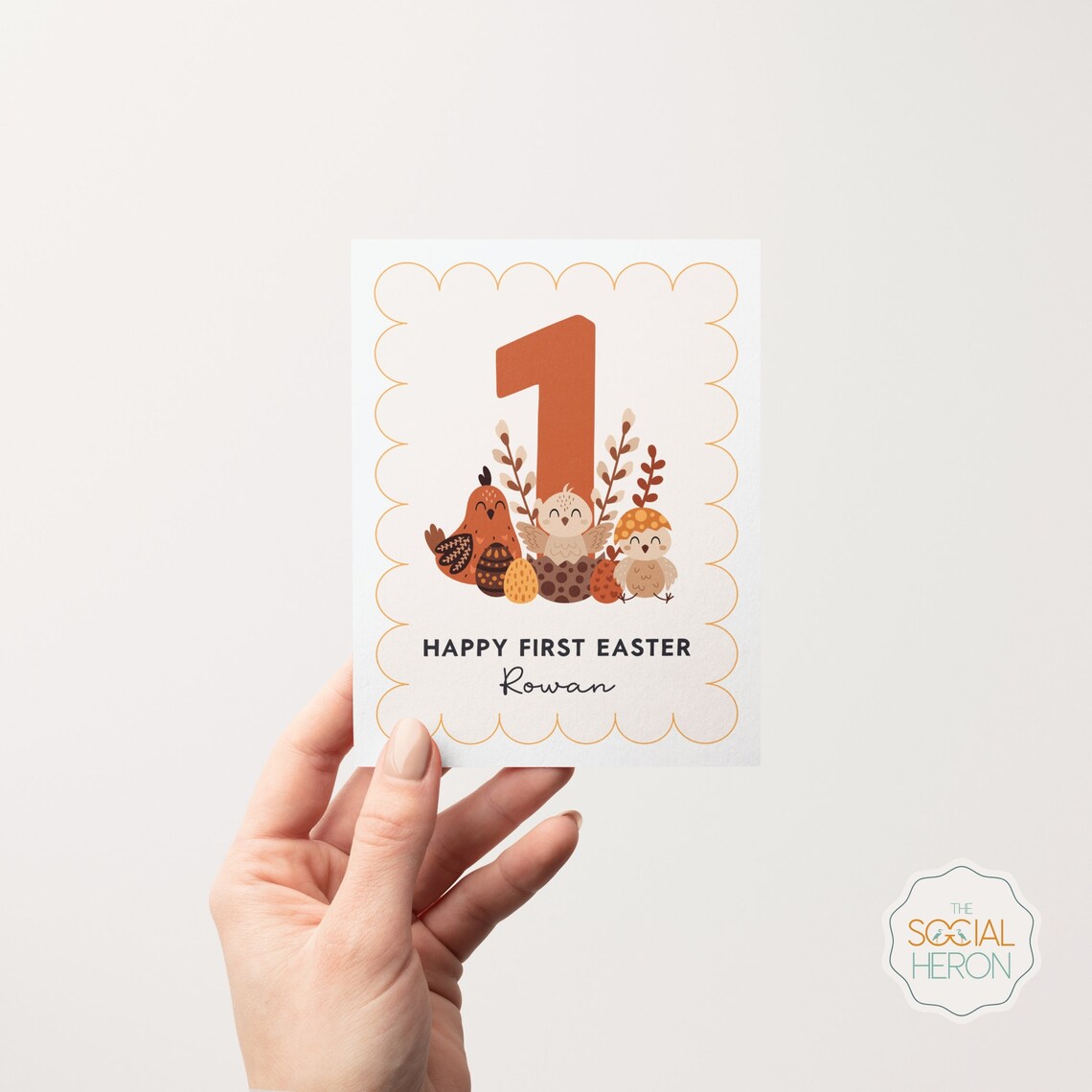 Happy First Easter Card | Personalized Easter Basket Gift for Boy or ...